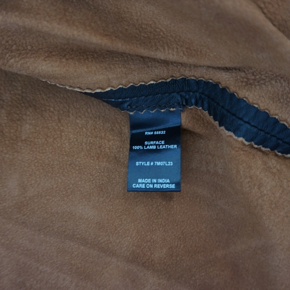 Max Studio | Jackets & Coats | Max Studio London Cropped Lamb Leather ...